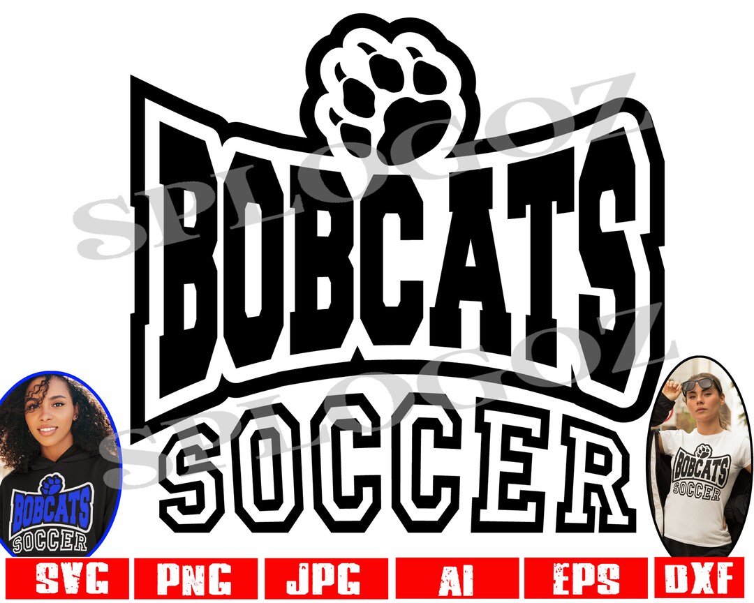 Bobcats Soccer Svg, Bobcat Soccer, Bobcats Svg, Bobcat Svg, Bobcat ...