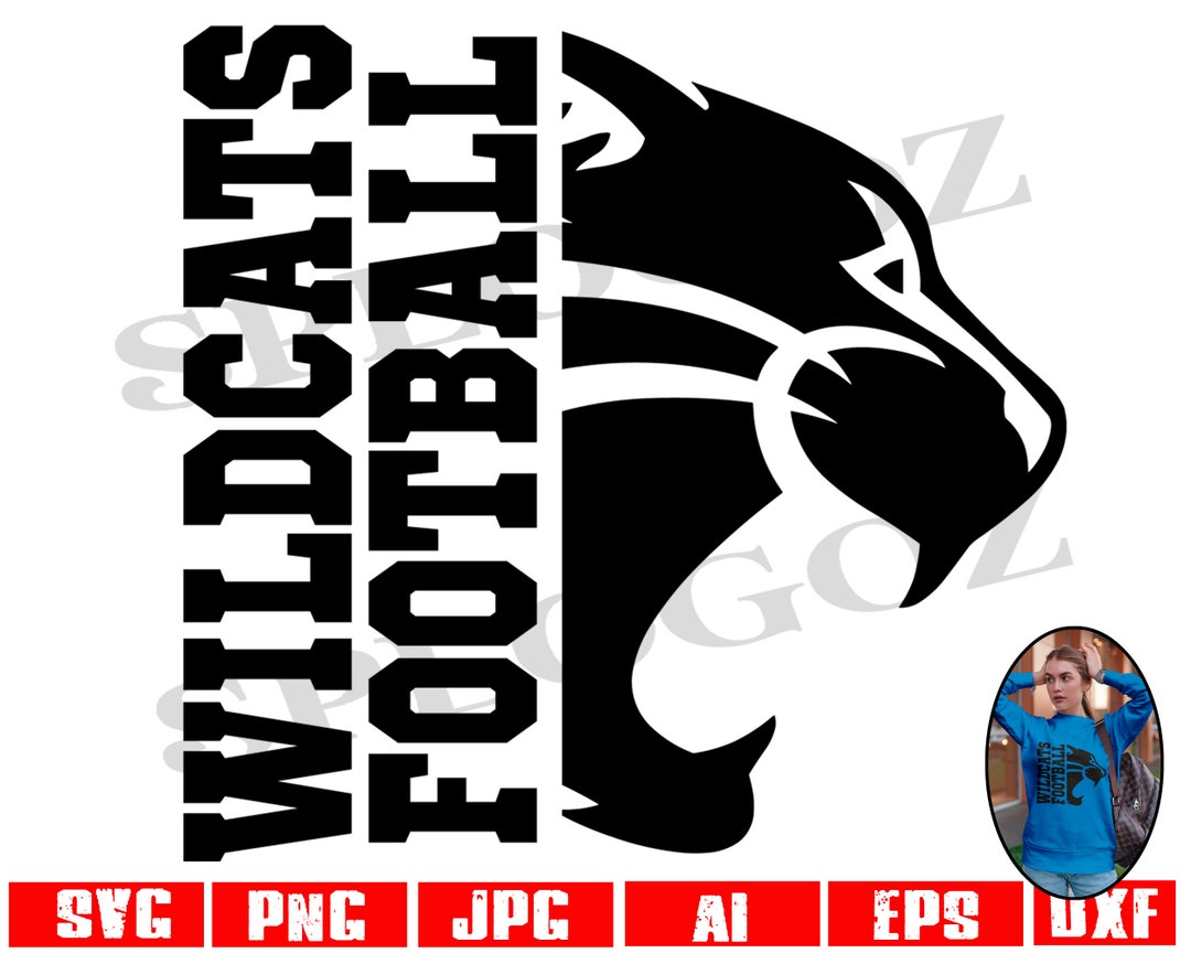 Wildcats Football Svg Wildcat Football Svg Wildcats Football Png ...