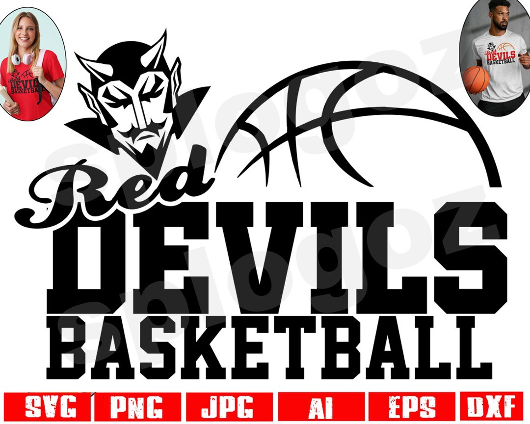 Red Devils Basketball Svg, Red Devils Svg, Red Devils Basketball Png ...