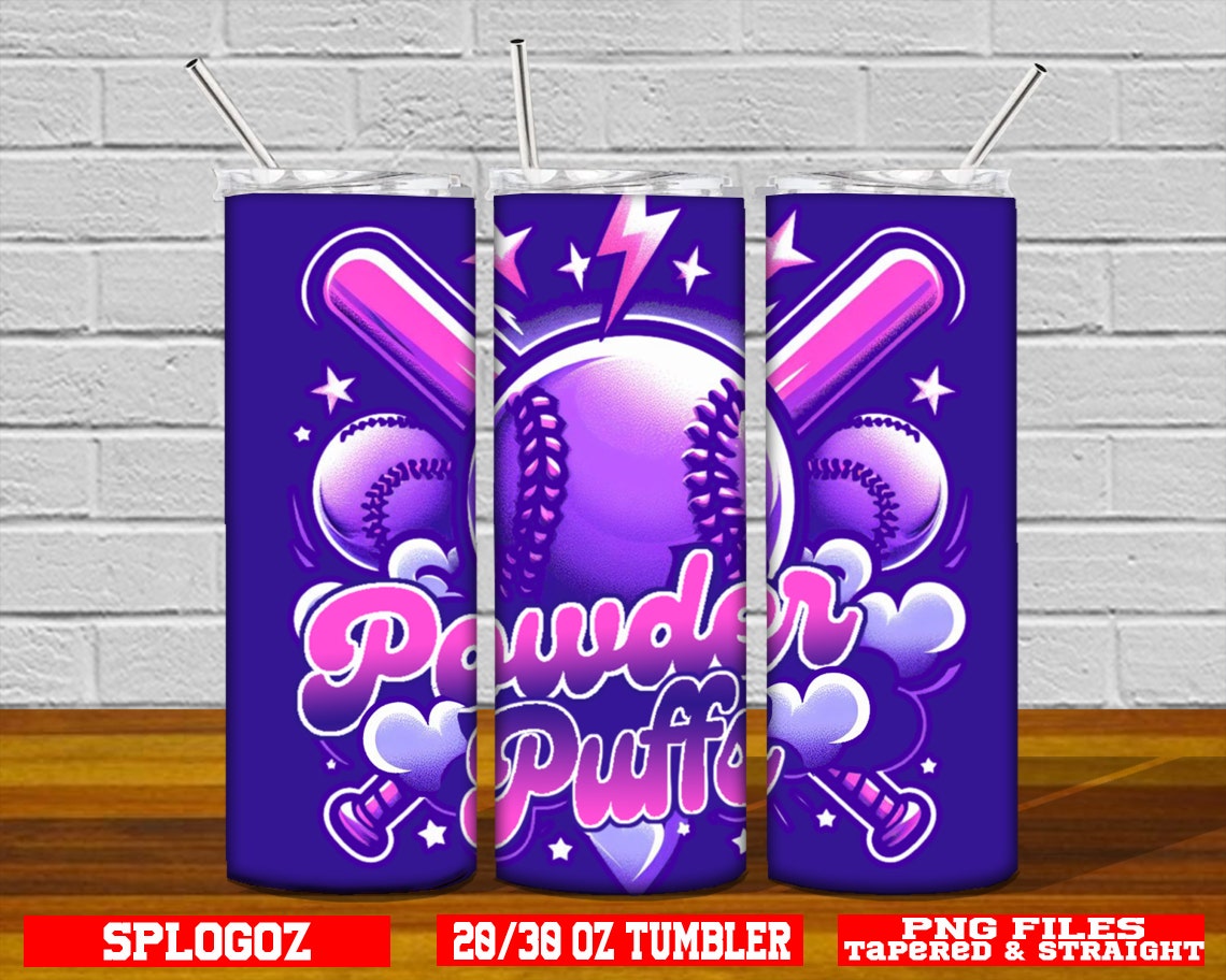 Powder Puffs Softball Png, Powder Puffs Design PNG, Powder Puffs ...