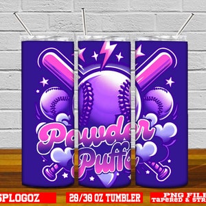 Powder Puffs Softball Png, Powder Puffs Design PNG, Powder Puffs ...