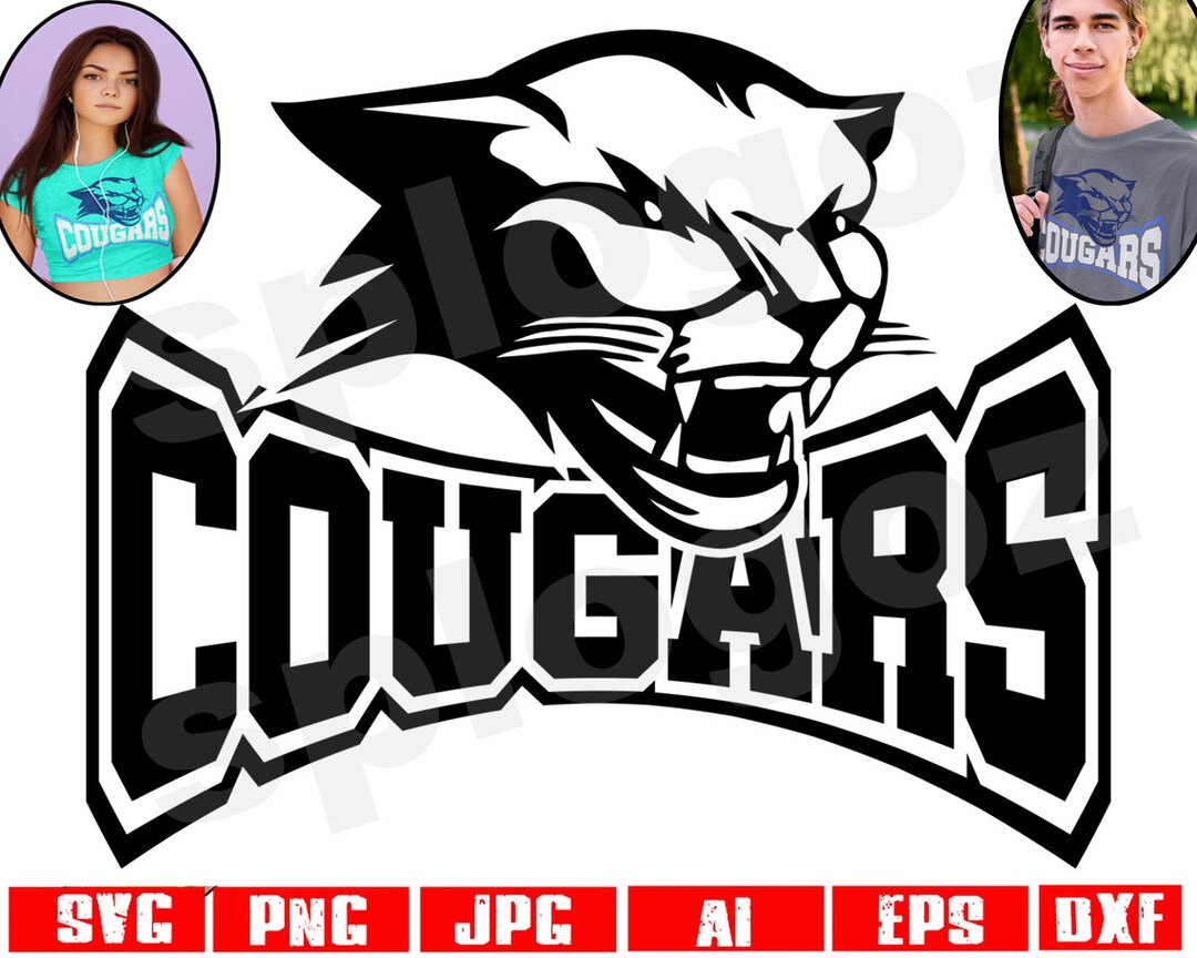 Cougars Svg Cougar Svg Cougars Png Cougars Mascot Svg Cougars Mascot ...