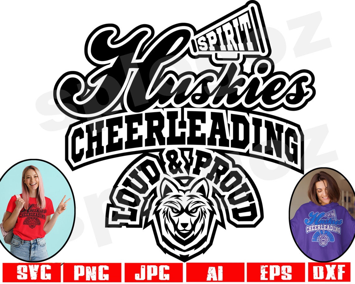 Huskies Cheer Svg Husky Cheer Svg Huskies Cheer Png Huskies ...