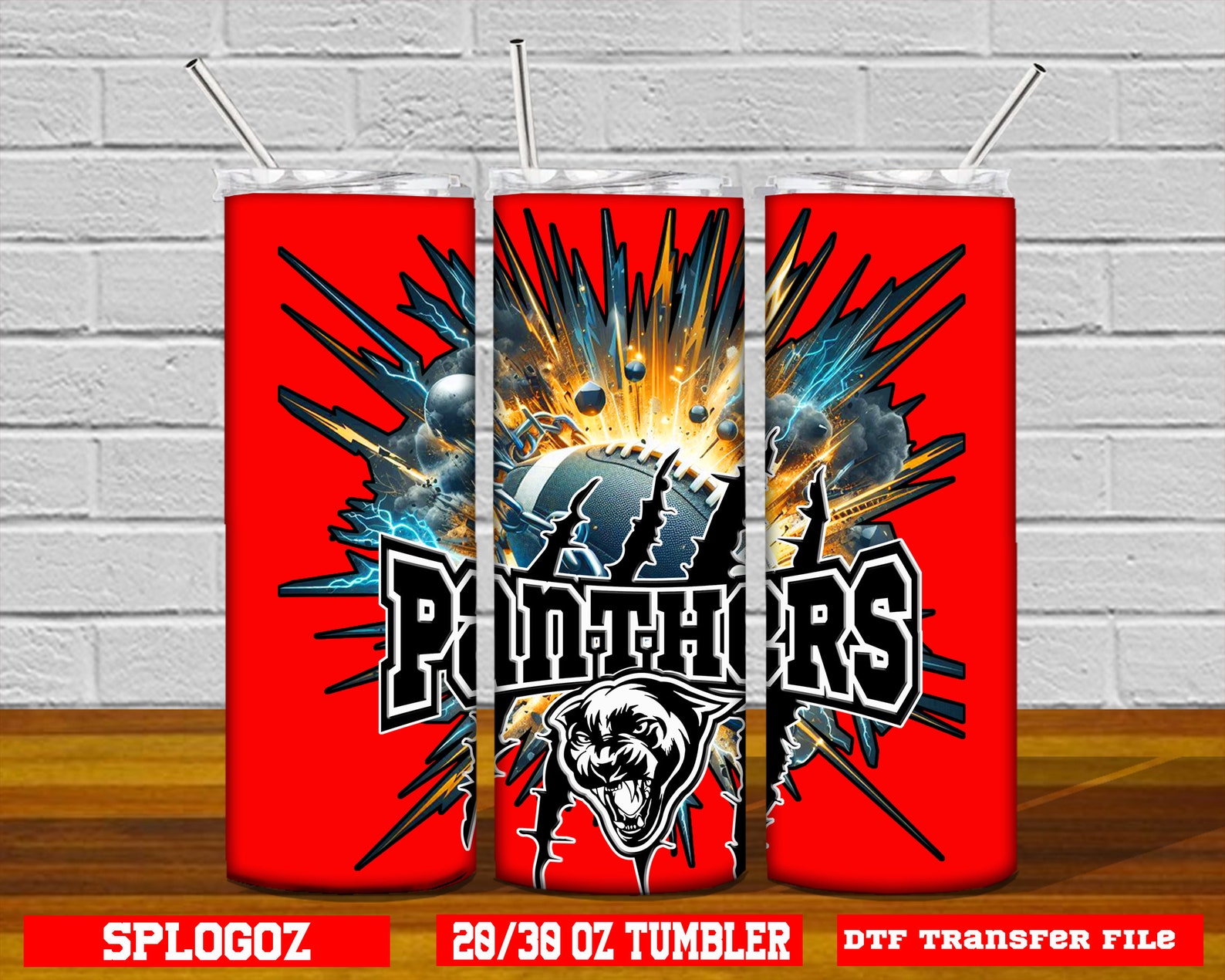 Panthers Football Sublimation Png, Panthers Football PNG, T-shirt ...