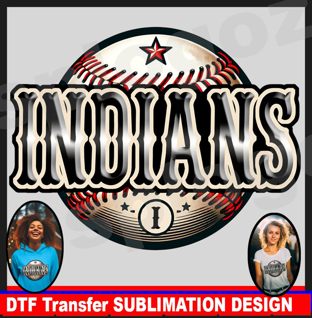 Indians Baseball Sublimation Png, Indians PNG, T-shirt Sublimation Png ...