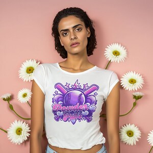 Powder Puffs Softball Png, Powder Puffs Design PNG, Powder Puffs ...