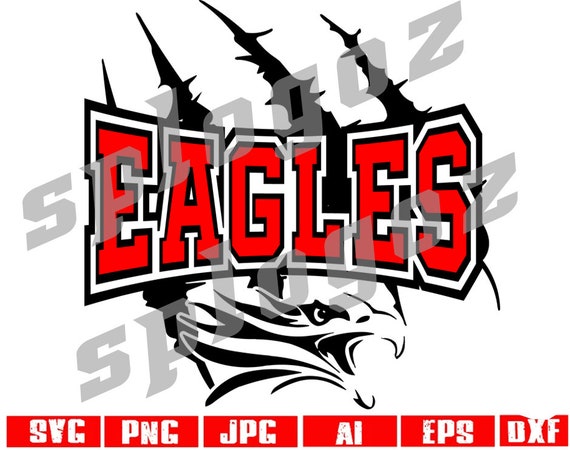 Red Eagles Football Logo