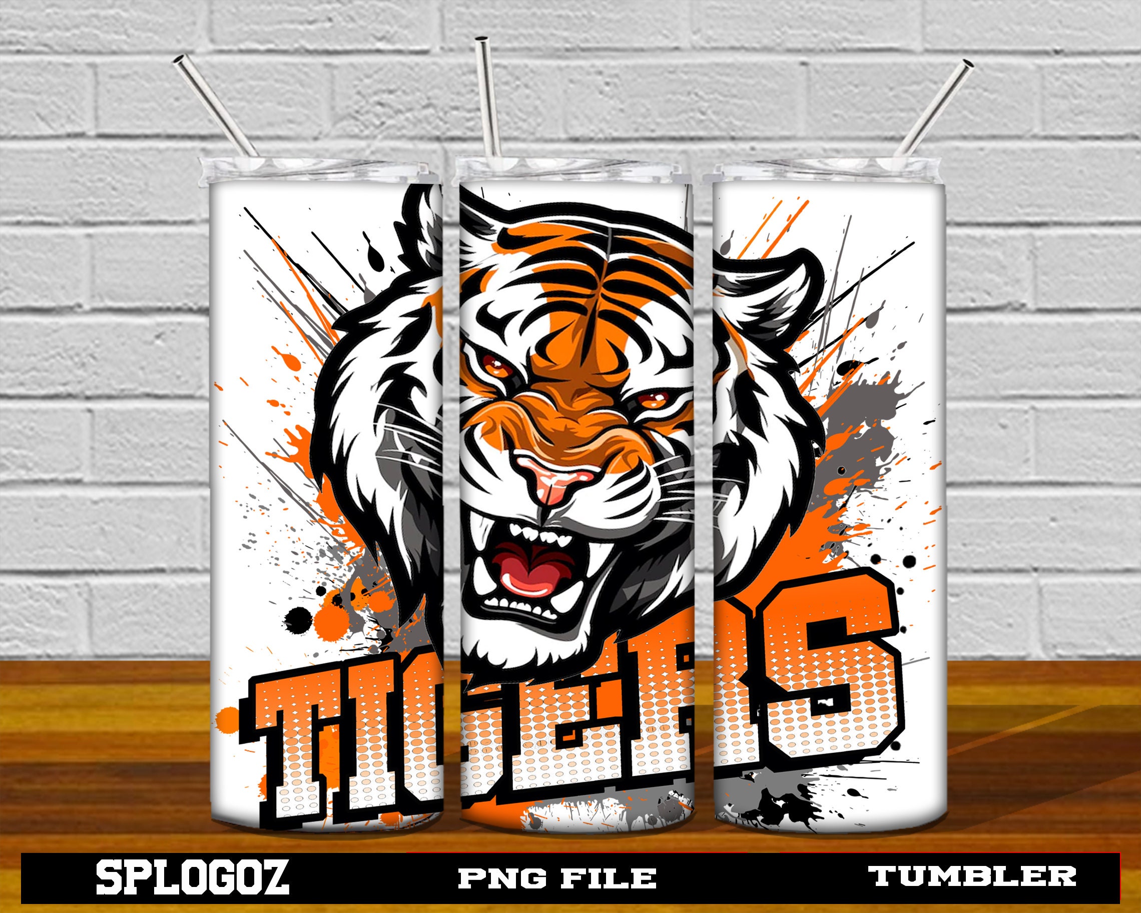 Tigers Sublimation Design, Tiger PNG, T-shirt Sublimation Png, School ...