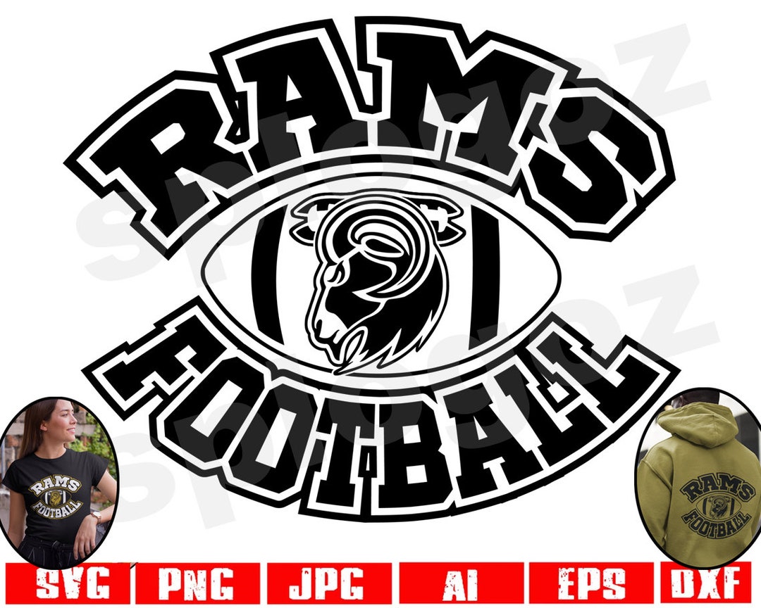 Rams Football Svg Ram Football Svg Rams Football Png Rams Svg Ram Svg ...