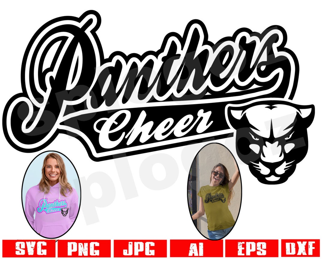 Panther Cheerleading Svg Panthers Cheerleading Svg Panther Cheer Svg ...