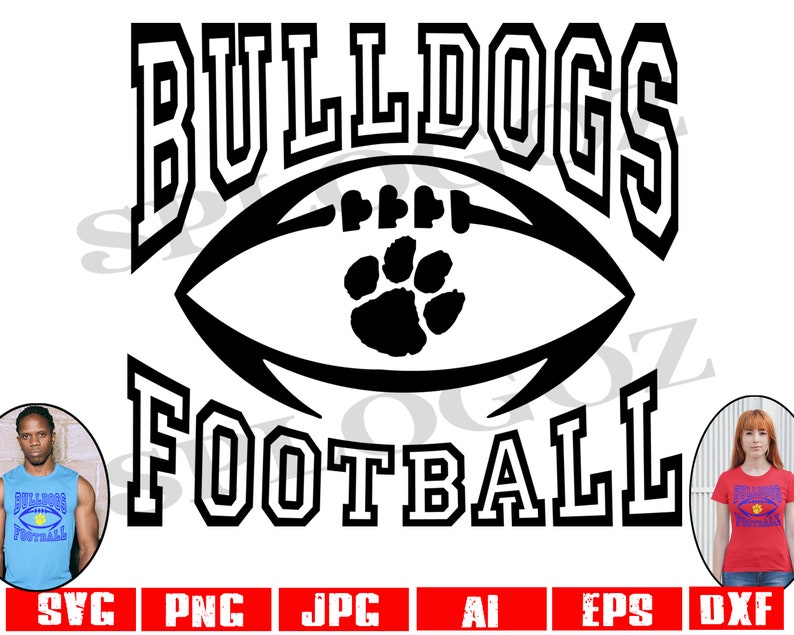 Bulldog Football Bulldogs Football Svg Bulldog Svg Bulldogs - Etsy