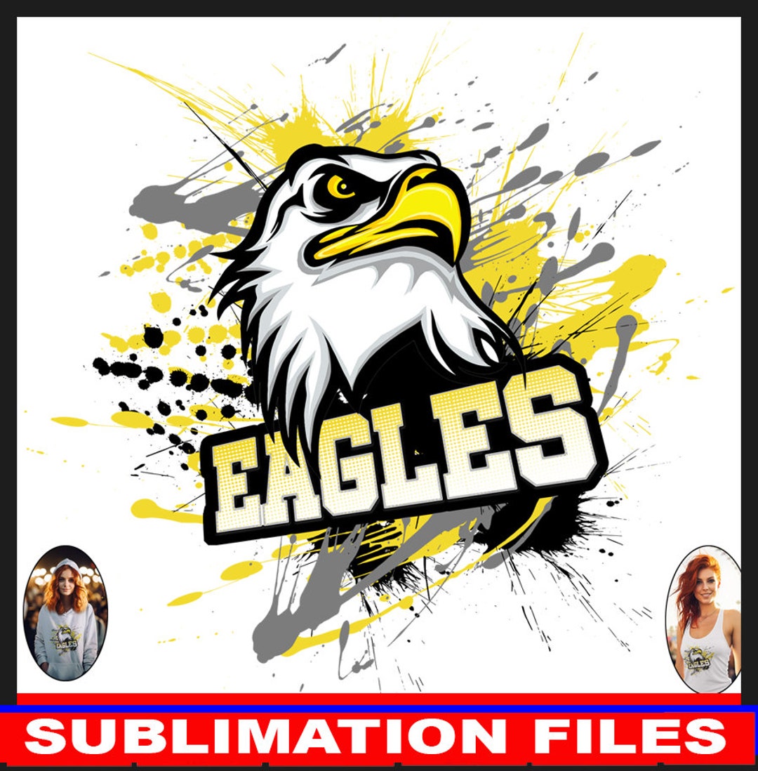 Yellow Eagles Png, Eagles Sublimation, Eagles Tumbler Png, Eagles Png ...