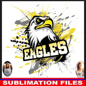 Yellow Eagles Png, Eagles Sublimation, Eagles Tumbler Png, Eagles Png ...