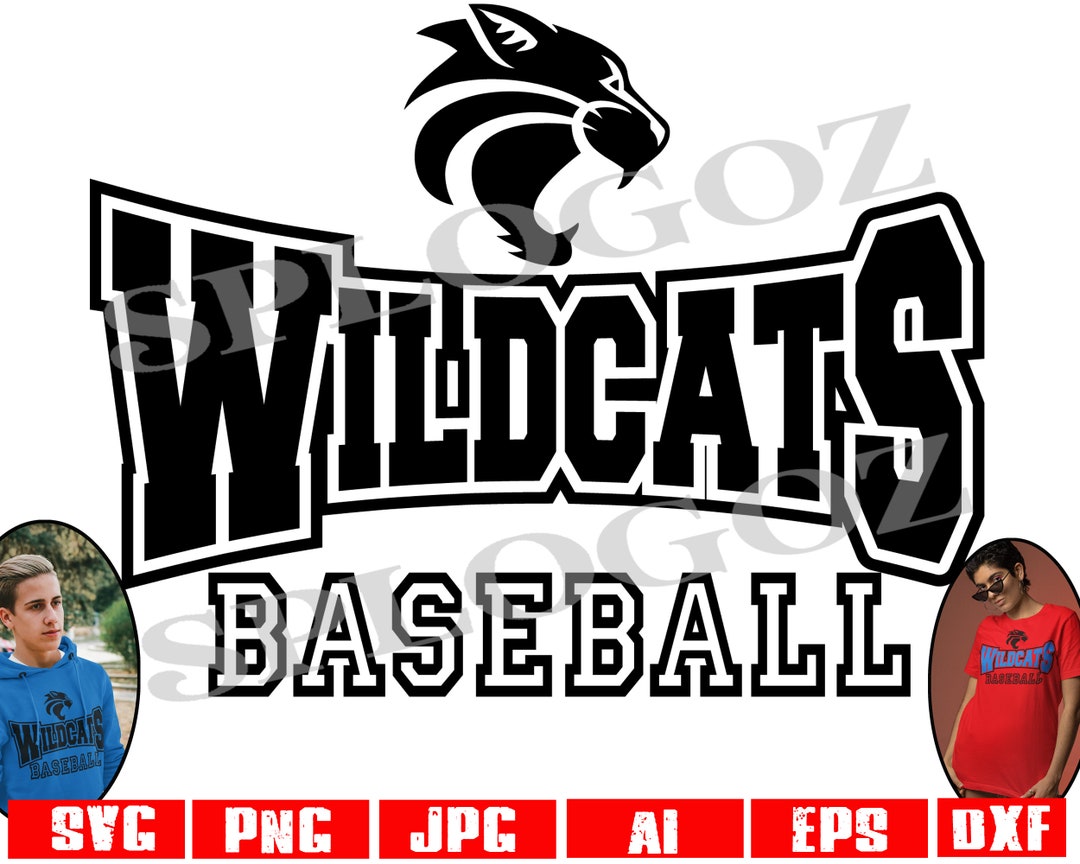 Wildcats Baseball Svg, Wildcat Baseball Svg, Wildcats Svg, Wildcat Svg ...