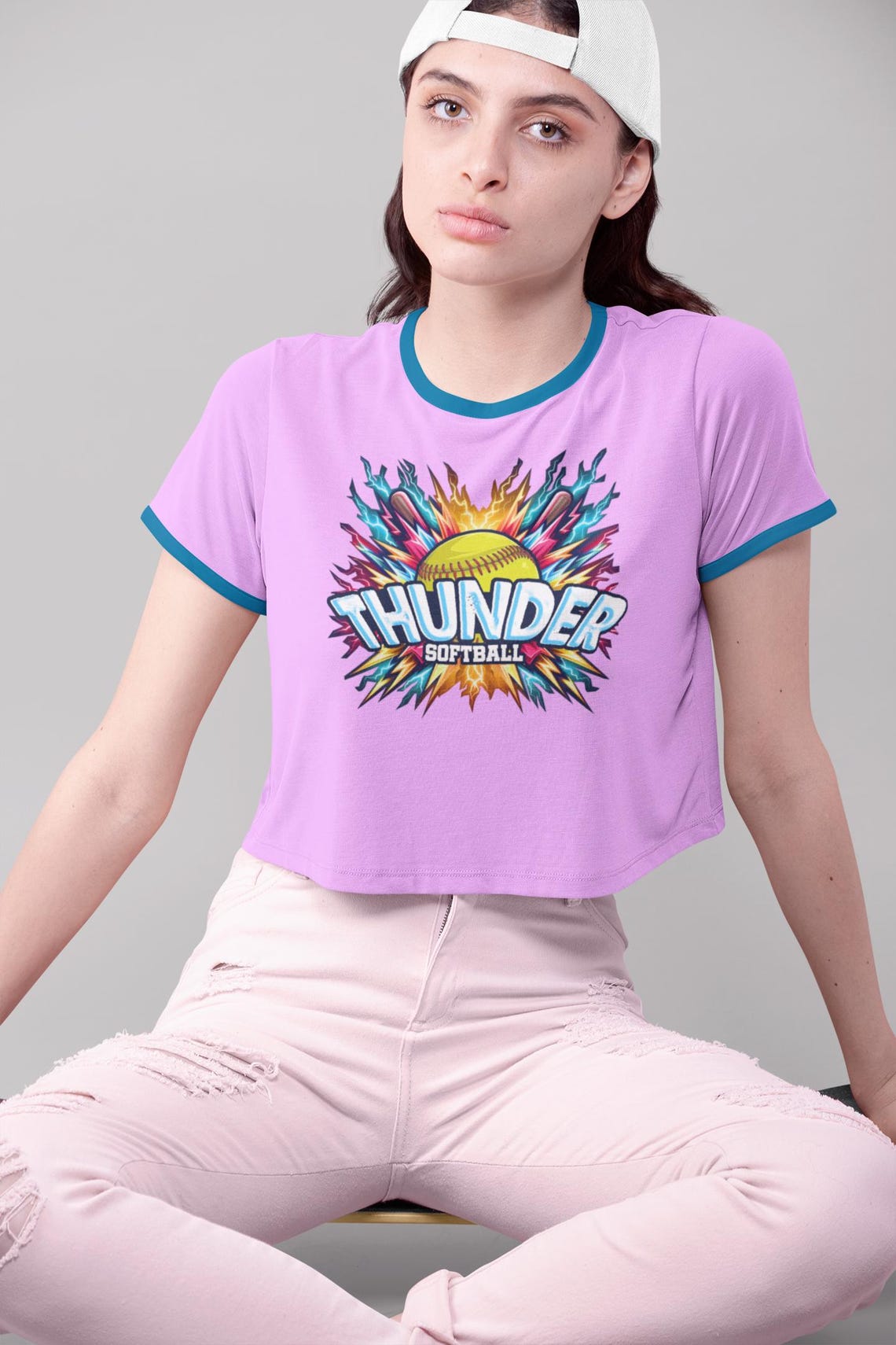 Thunder Softball Png, Thunder Custom Softball Logo, Sublimation Png ...