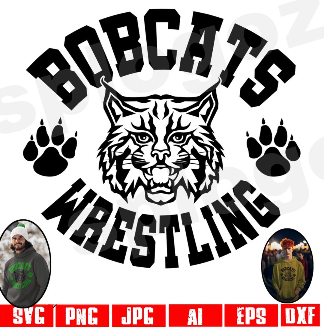 Bobcast Wrestling Svg Bobcat Mascot Svg Bobcats Svg Bobcats Png Bobcats ...