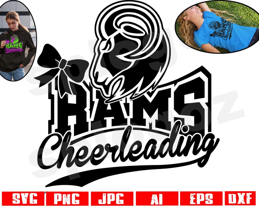 Rams Cheerleading Svg Ram Cheerleading Svg Rams Cheer Svg Ram Cheer Svg ...