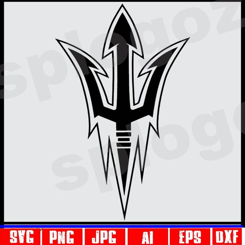 A Devil Red Pitchfork - Etsy