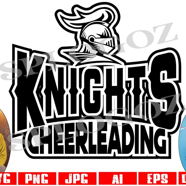 Knights Cheerleading Svg - Etsy