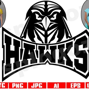 Hawks Svg Hawk Svg Hawks Mascot Svg Hawks Mascot Png Hawks Png Hawks ...