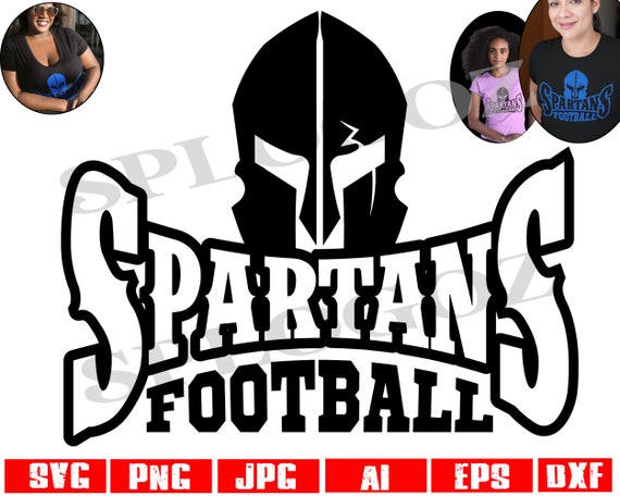 Spartans Football Svg Spartan Football Svg Spartans Svg - Etsy