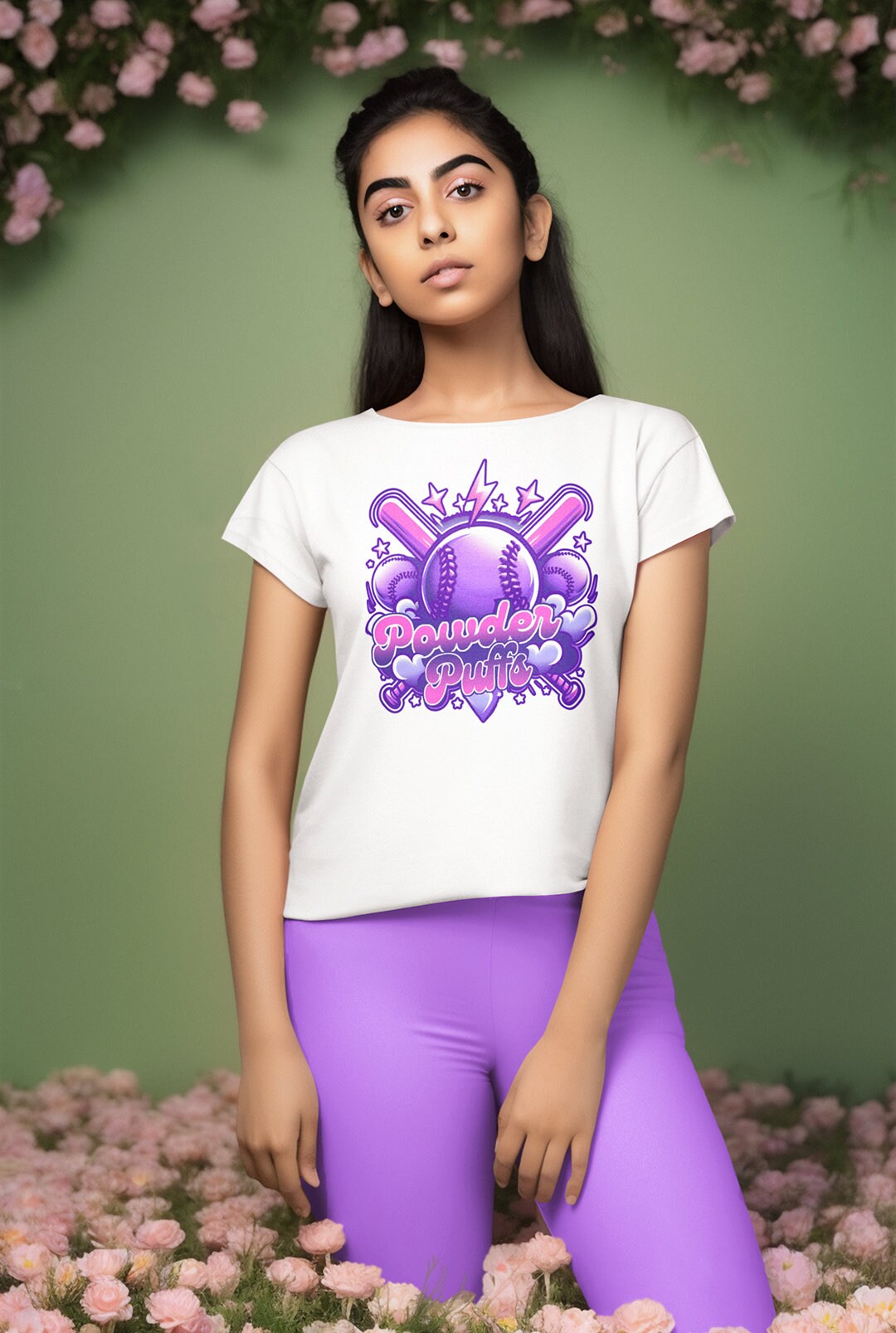 Powder Puffs Softball Png, Powder Puffs Design PNG, Powder Puffs ...