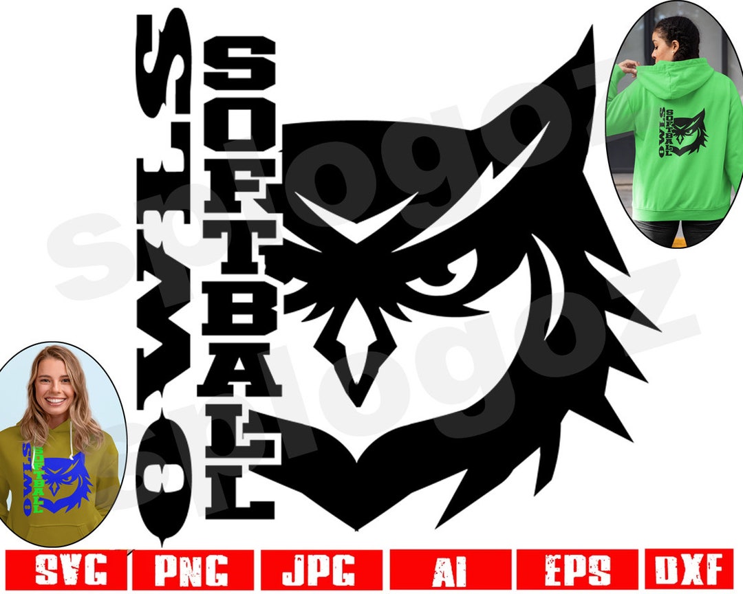 Owls Softball Svg Owl Softball Svg Owls Softball Png Owls Svg Owl Svg ...