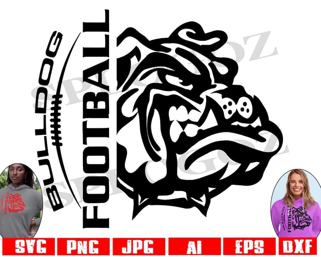 Bulldog Svg, Bulldogs Svg, Bulldog Football Logo, Digital Download, SVG ...