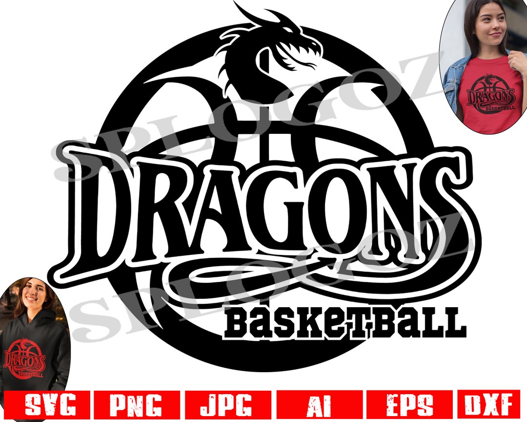 Dragons Basketball Svg, Dragon Basketball Svg, Dragon Svg, Dragons Svg ...