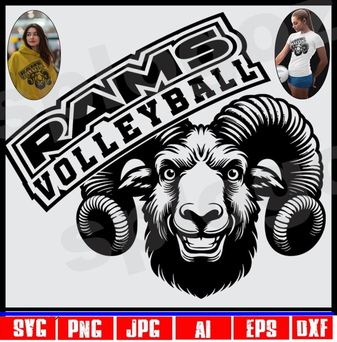 Rams Volleyball Svg Ram Volleyball Svg Rams Volleyball Png Rams Svg Ram ...