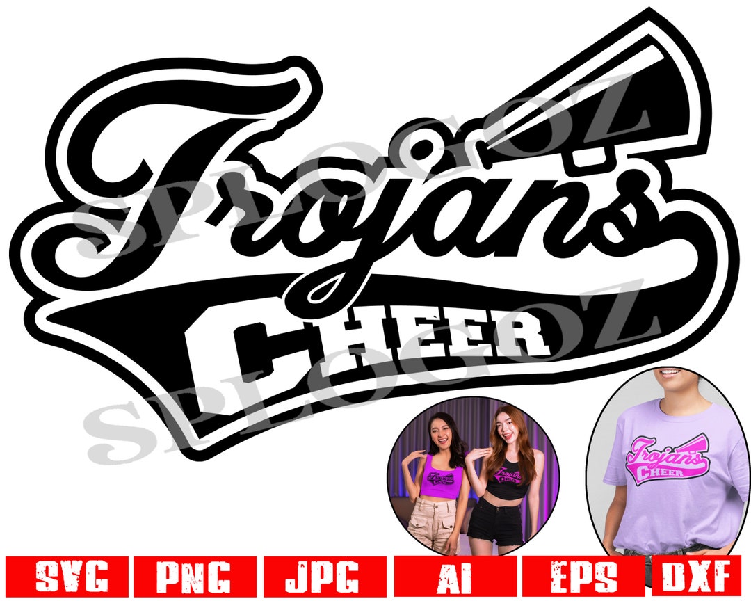 Trojans Cheer Svg. Trojan Cheerleading Svg, Trojans Cheerleading Svg ...