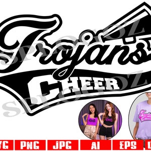 Trojans Cheer Svg. Trojan Cheerleading Svg, Trojans Cheerleading Svg ...