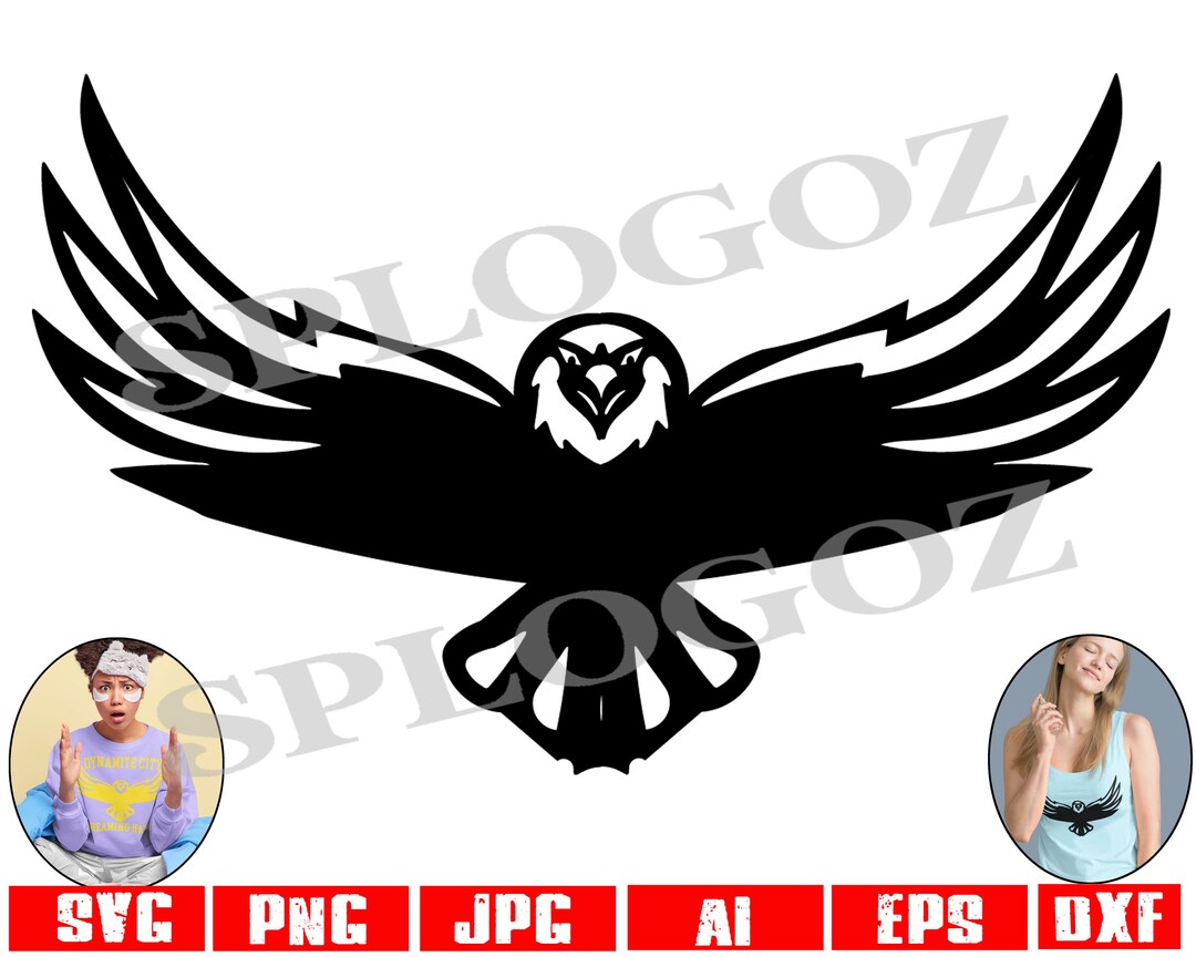 Hawks Svg, Hawk Svg Mascot, Hawk Png Digital Download, SVG Cut File ...