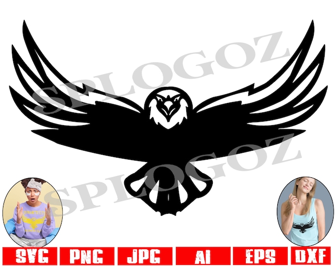 Hawk Svg, Hawks Svg, Hawk, Hawks, Svg, Dxf, Eps, Png, Pdf, Sublimation ...