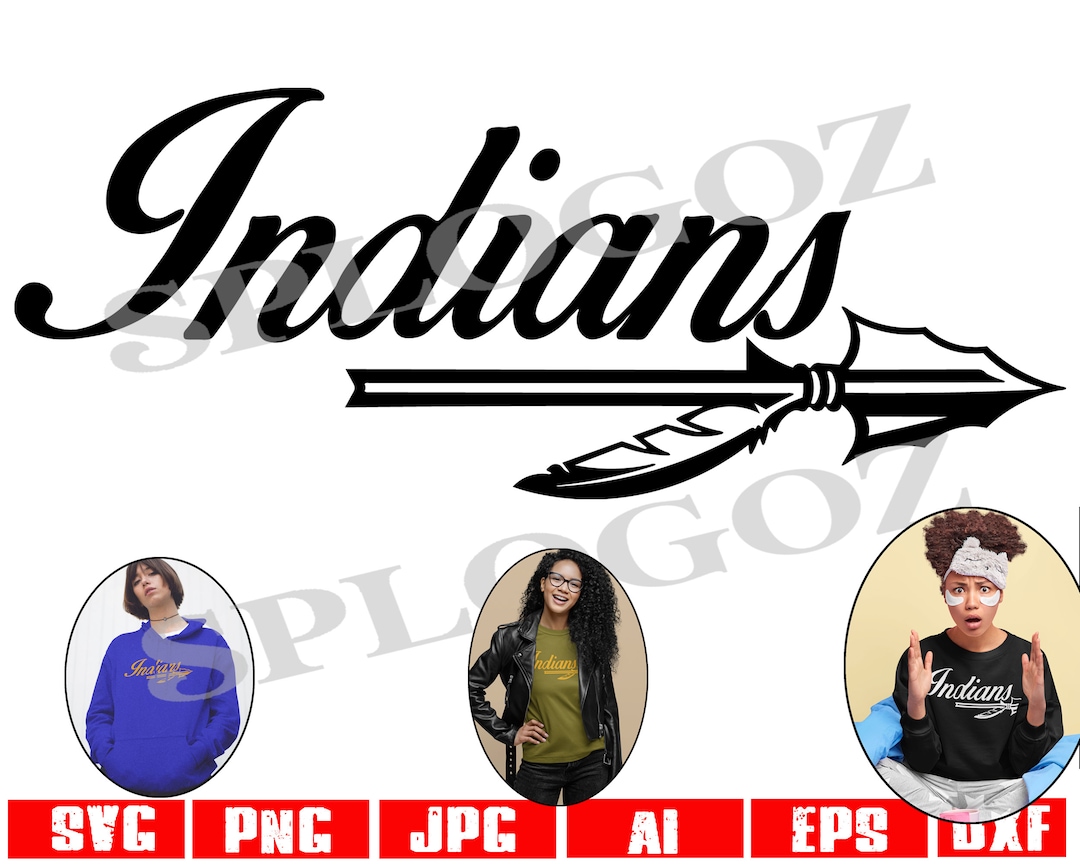 Indians Svg, Indian Svg, Indians Mascot Png, Indian Spear Svg Png, SVG ...