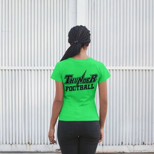 Thunder Football Svg Thunder Football Png Thunder Football Design ...