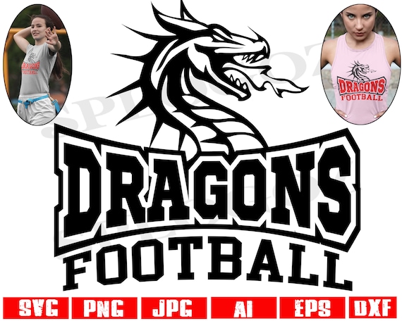 Dragons Football Svg Dragon Football Svg Dragons Svg Dragon - Etsy ...
