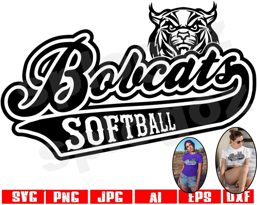 Bobcats Softball Svg Bobcat Softball Svg Bobcats Svg Bobcat Svg Bobcats ...