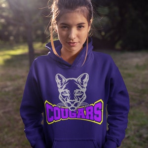 Cougars Svg Cougar Svg Cougars Mascot Svg Cougar Mascot Png Cougars ...