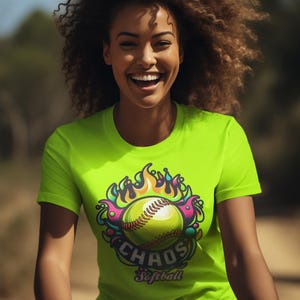 Chaos Softball Png, Chaos Softball Logo, Custom Sublimation Png, Chaos ...