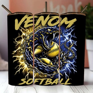 Venom Softball Png, Venom Custom Softball Logo, Sublimation Png, Venom ...