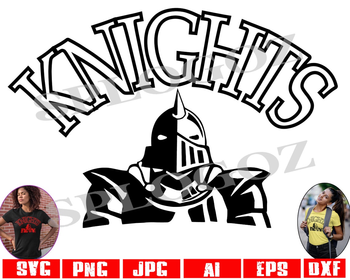 Knights Svg Knight Svg Mascot Knights Soccer Svg Digital - Etsy