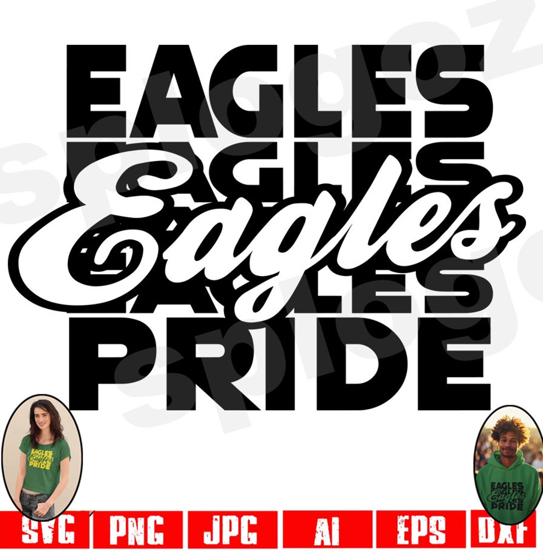 Eagles Svg Eagles Retro Svg Eagles Team Design Eagles Shirt Svg Eagles ...