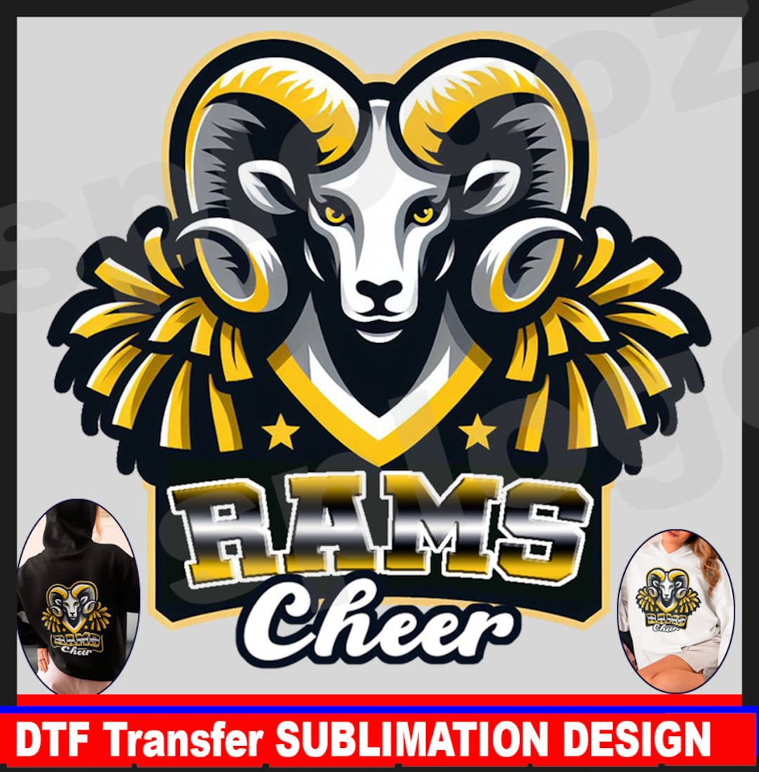 Rams Cheer Png, Rams Cheerleading PNG, Rams Sublimation, T-shirt ...