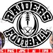 Raiders Football Svg, Raider Football Svg, Raider Svg, Raiders Svg ...