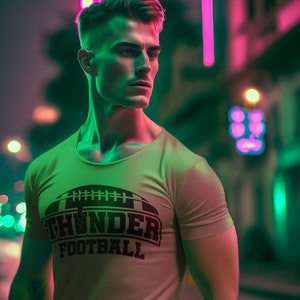 Thunder Football Svg Thunder Football Png Thunder Football Logo Svg ...