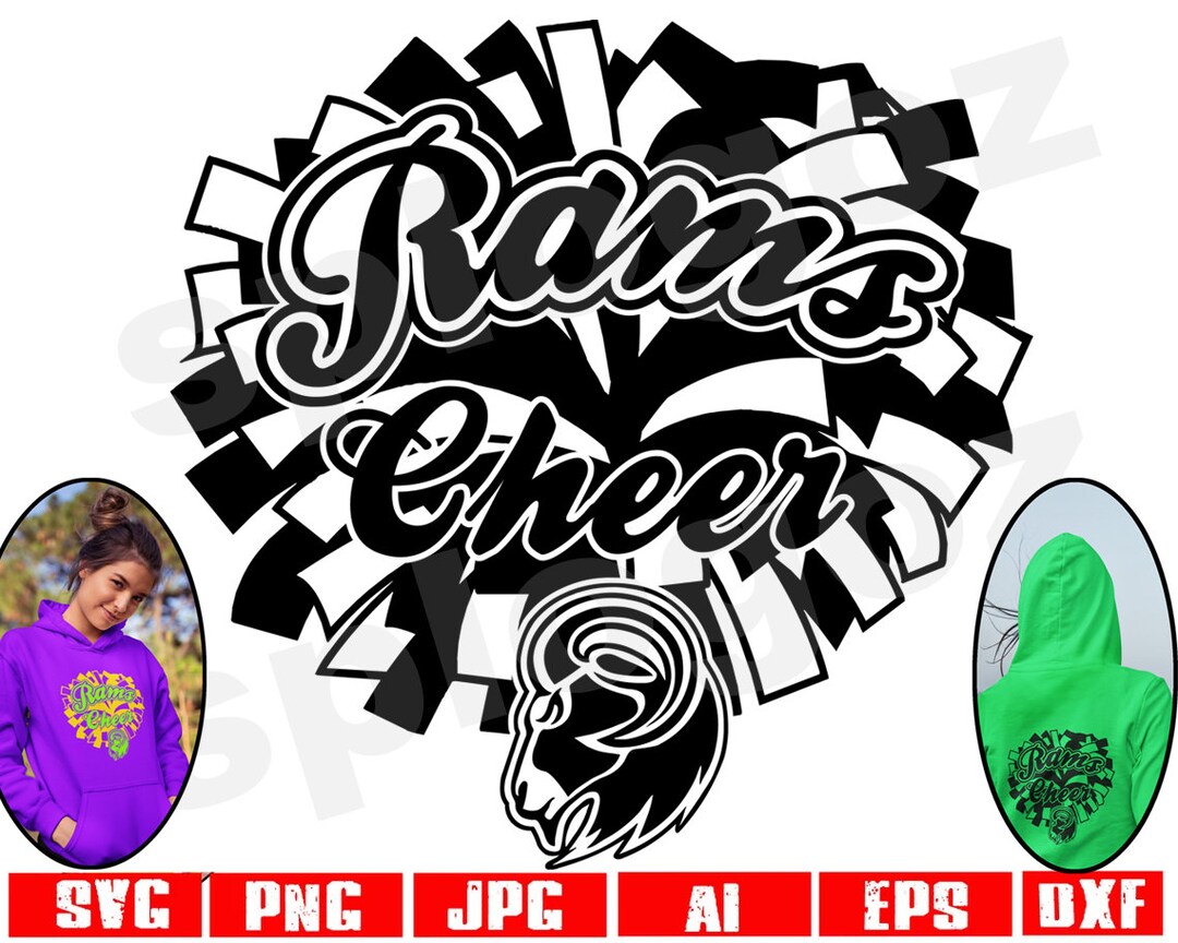 Rams Cheer Svg Ram Cheer Svg Rams Cheer Svg Rams Cheerleading - Etsy