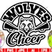 Wolves Cheerleading Svg Wolves Cheer Svg Wolves Cheerleading - Etsy
