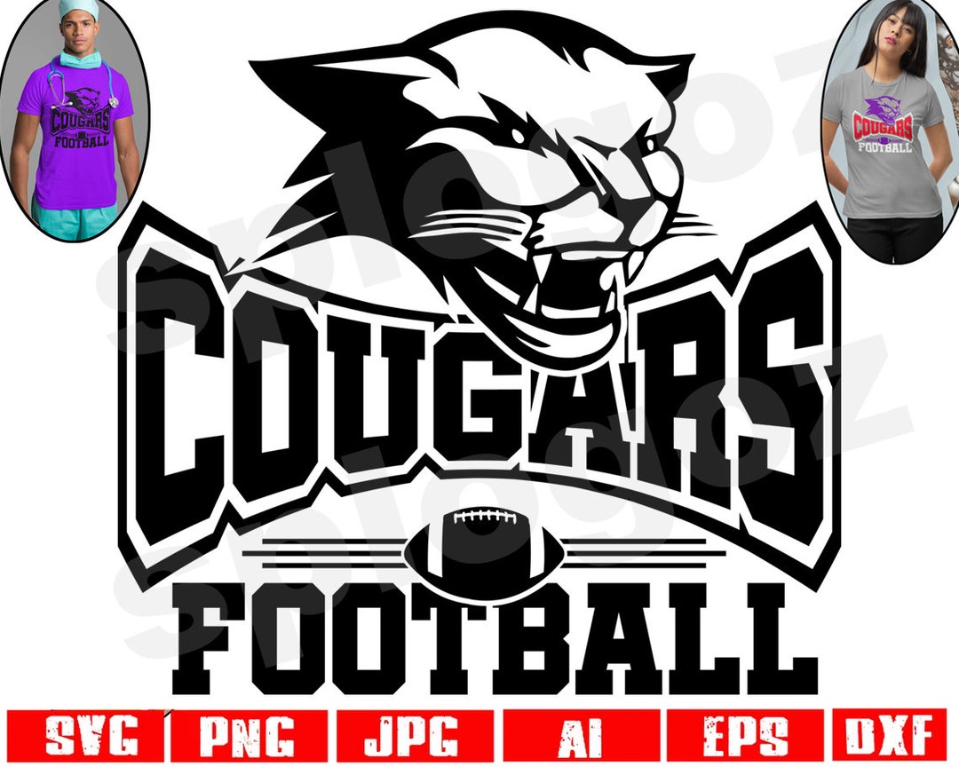 Cougars Football Svg Cougar Football Svg Cougars Football Png Cougars ...