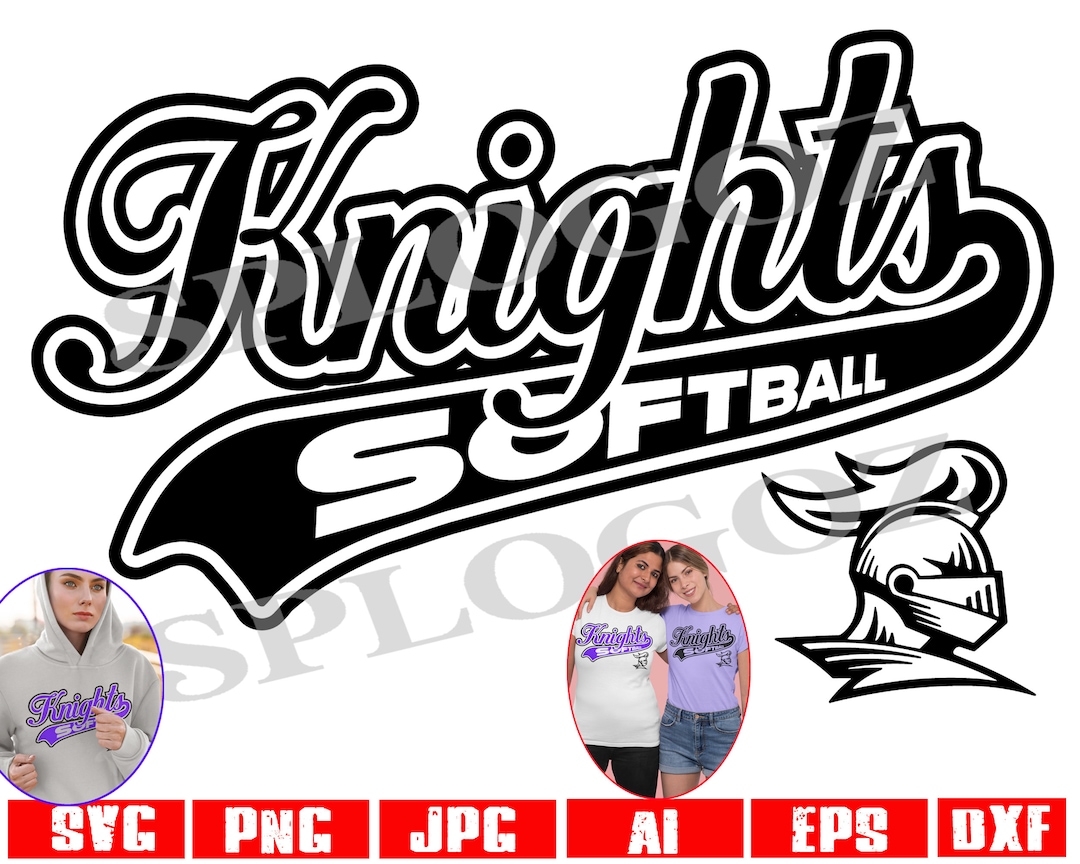 Knights Softball Svg, Knight Softball Svg, Knights Svg, Knight Svg Digital Download, Sports ...